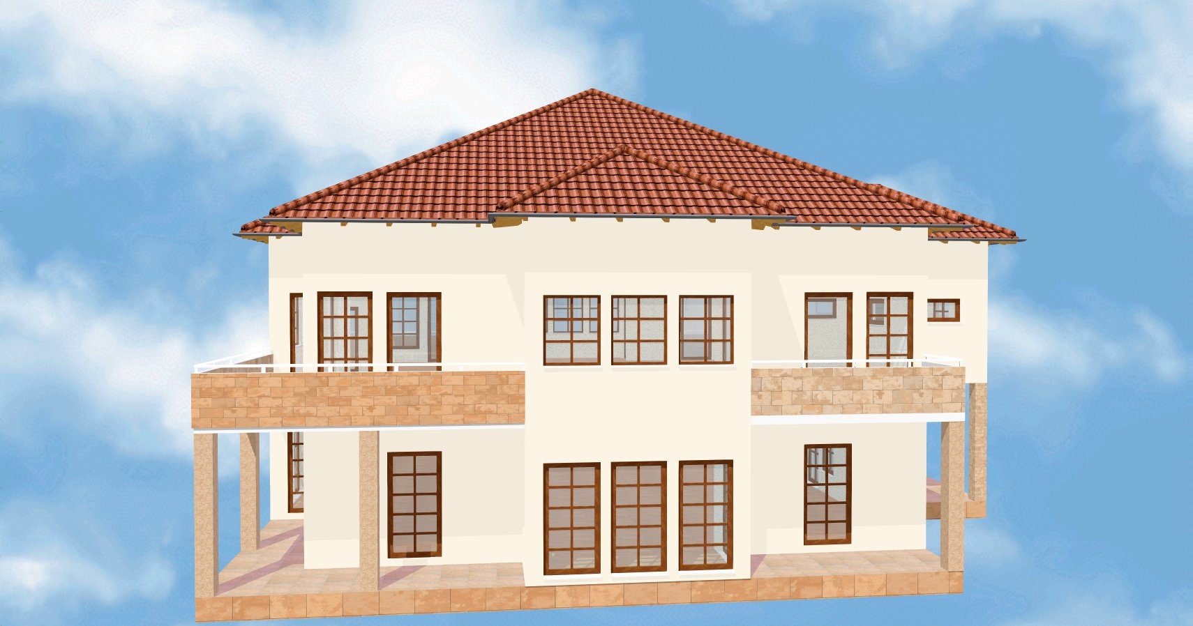 House 18 House-3d Model Toy-architectural Realistic Digital Modern ...