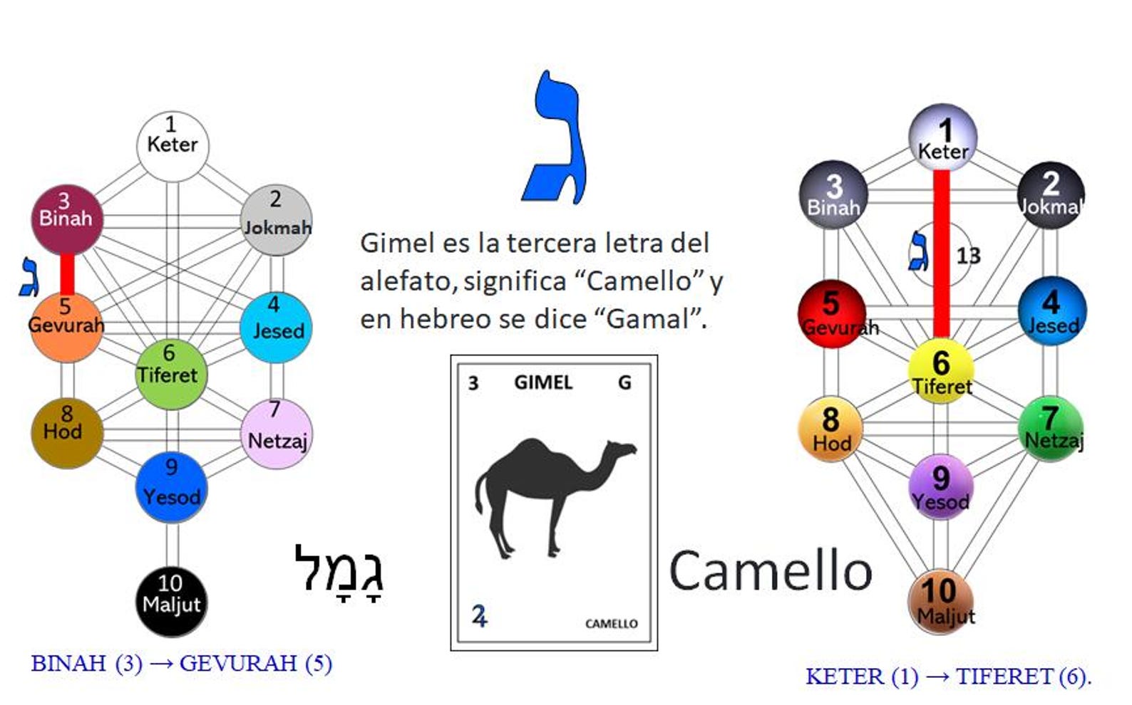 Wheel With the 22 Hebrew Letters: Pictorial Meaning of Each Letter ...