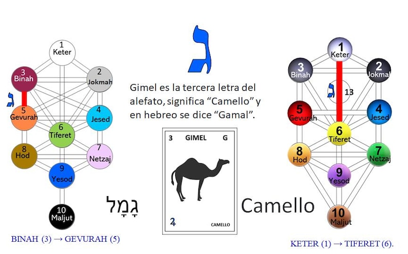 Wheel With the 22 Hebrew Letters: Pictorial Meaning of Each Letter ...
