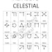 Celestial Alphabet/ Ancient Celestial Alphabets/ Esoteric Alphabet/ Alphabet of Angels/ Malach ...