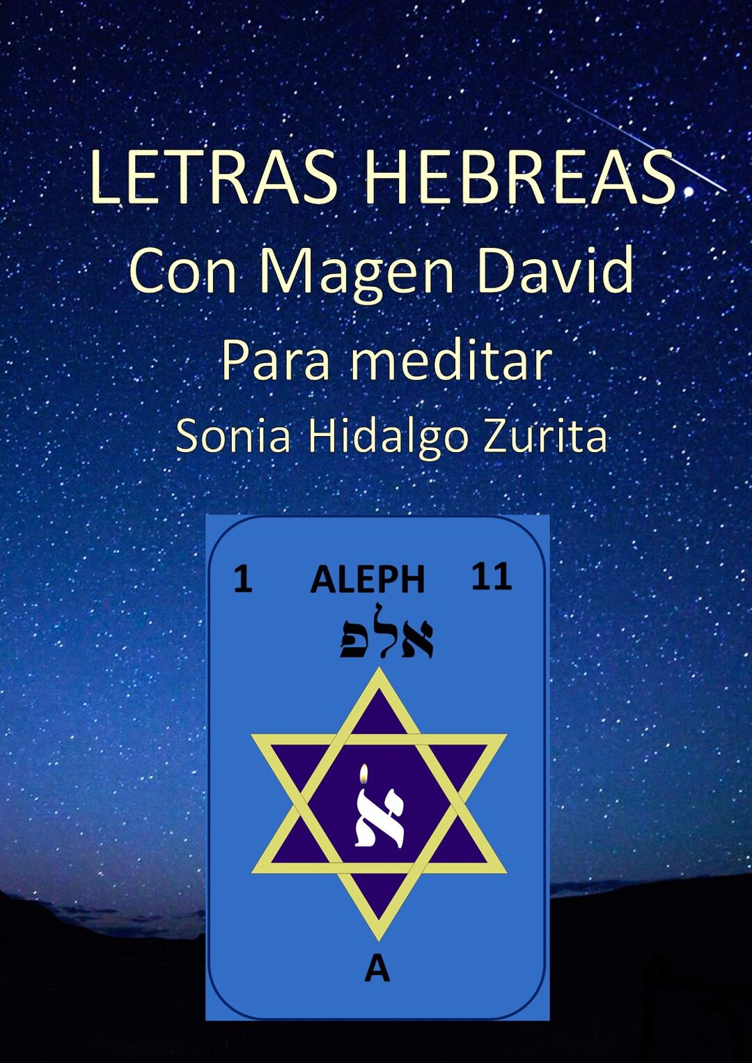 Hebrew Alphabet With Star of David and Flame, Printable PDF for ...