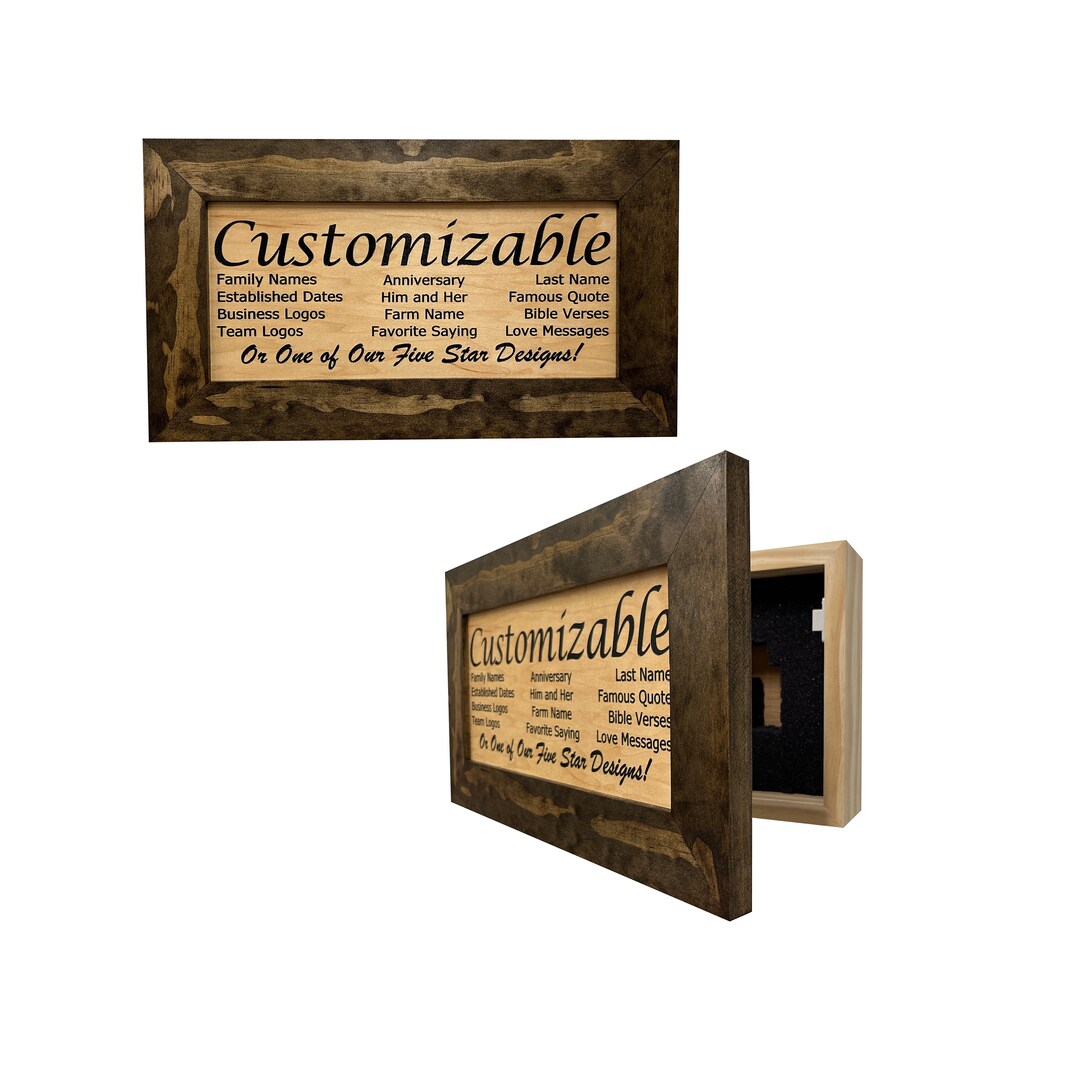 Bellewood Designs Customizable Gun Cabinet Wall Decoration ...