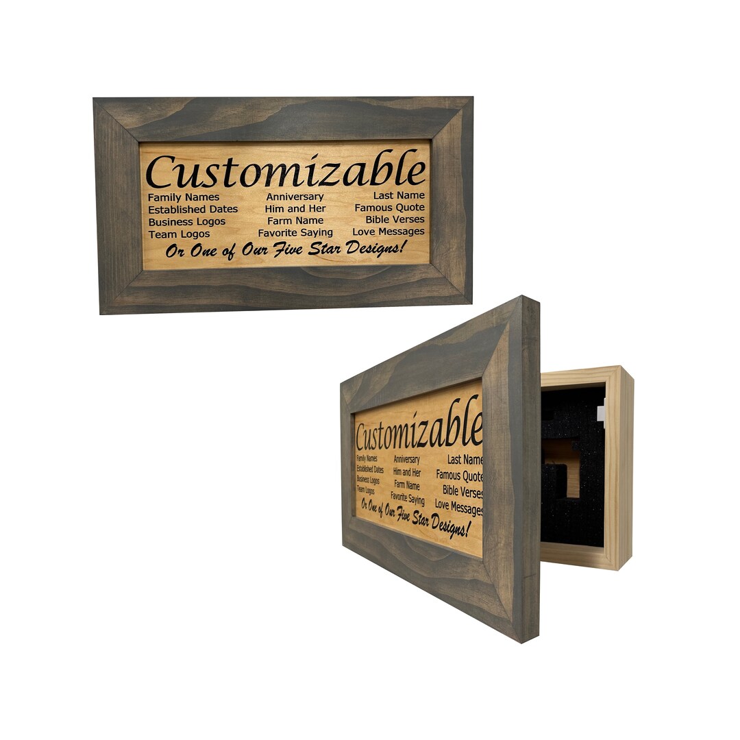 Bellewood Designs Customizable Gun Cabinet Wall Decoration ...