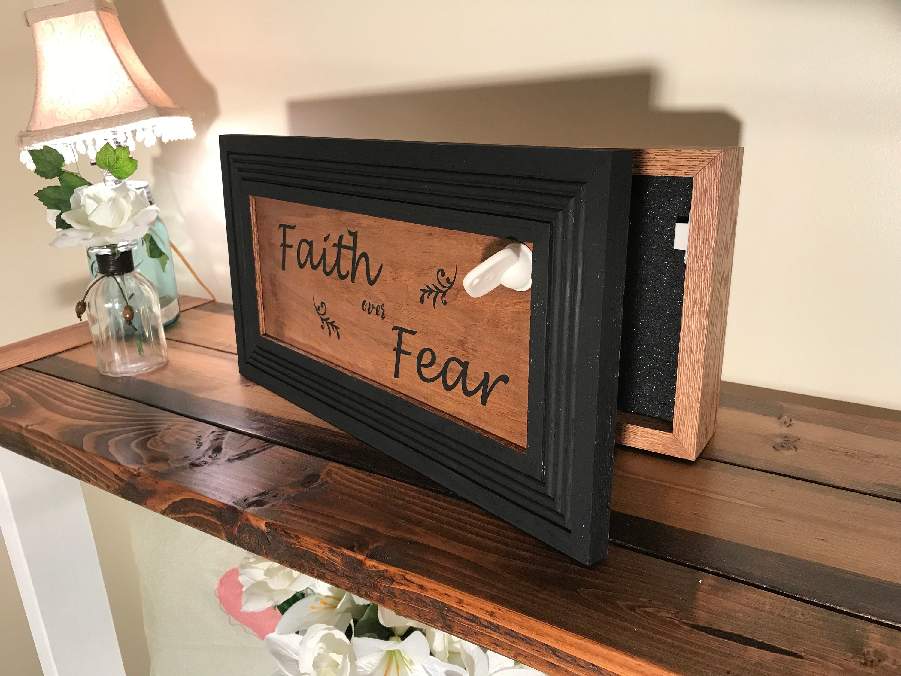 Concealed Gun Storage Wall Decor Hidden Compartment Wall | Etsy