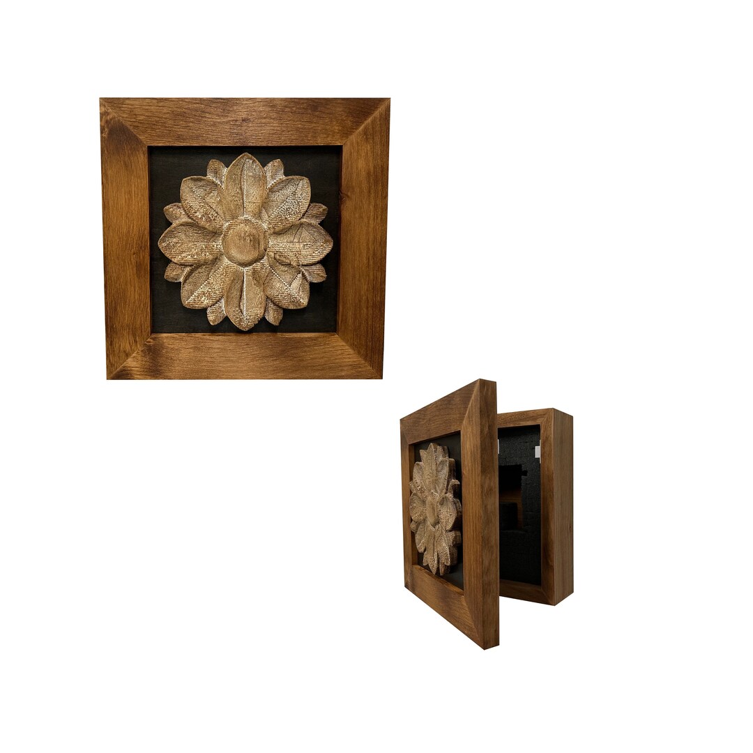 Bellewood Designs Distressed Flower Gun Cabinet Wall Decor - Decorative ...