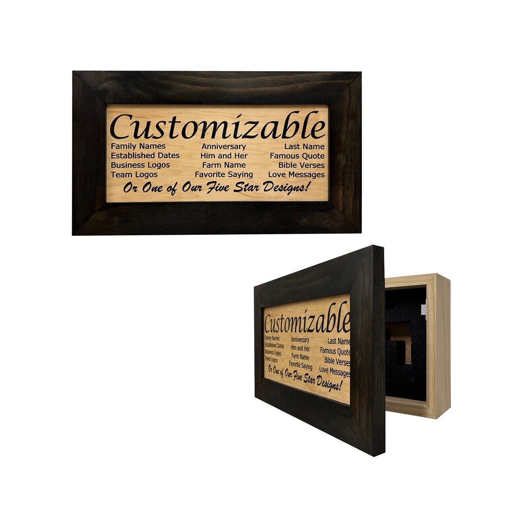 Bellewood Designs Customizable Gun Cabinet Wall Decoration ...