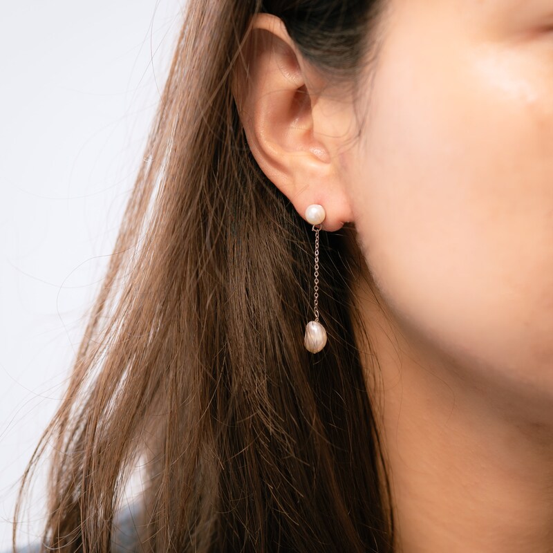 Minimalist Drop Earrings - Etsy