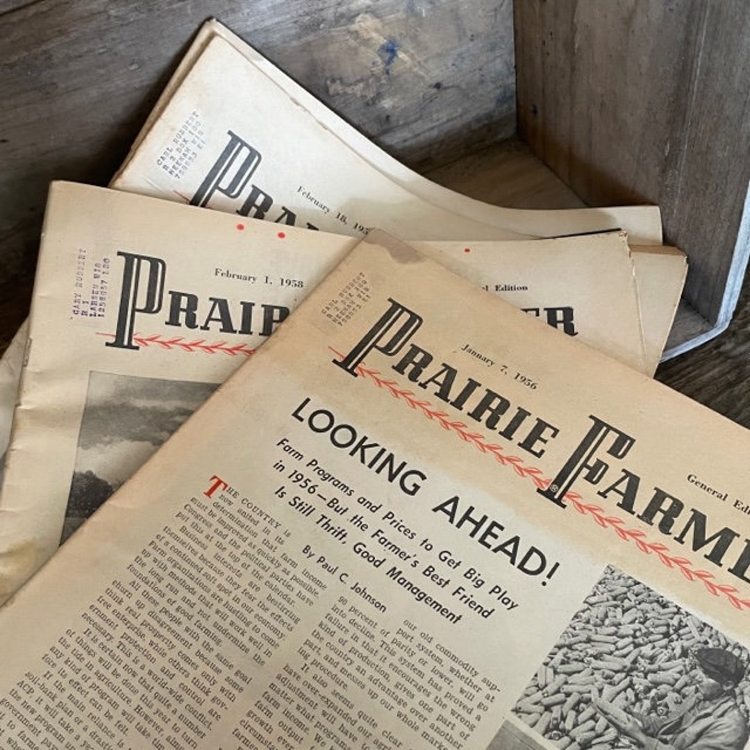 Vintage Collection of Prairie Farmer Magazine Periodical 1950's Lot of ...