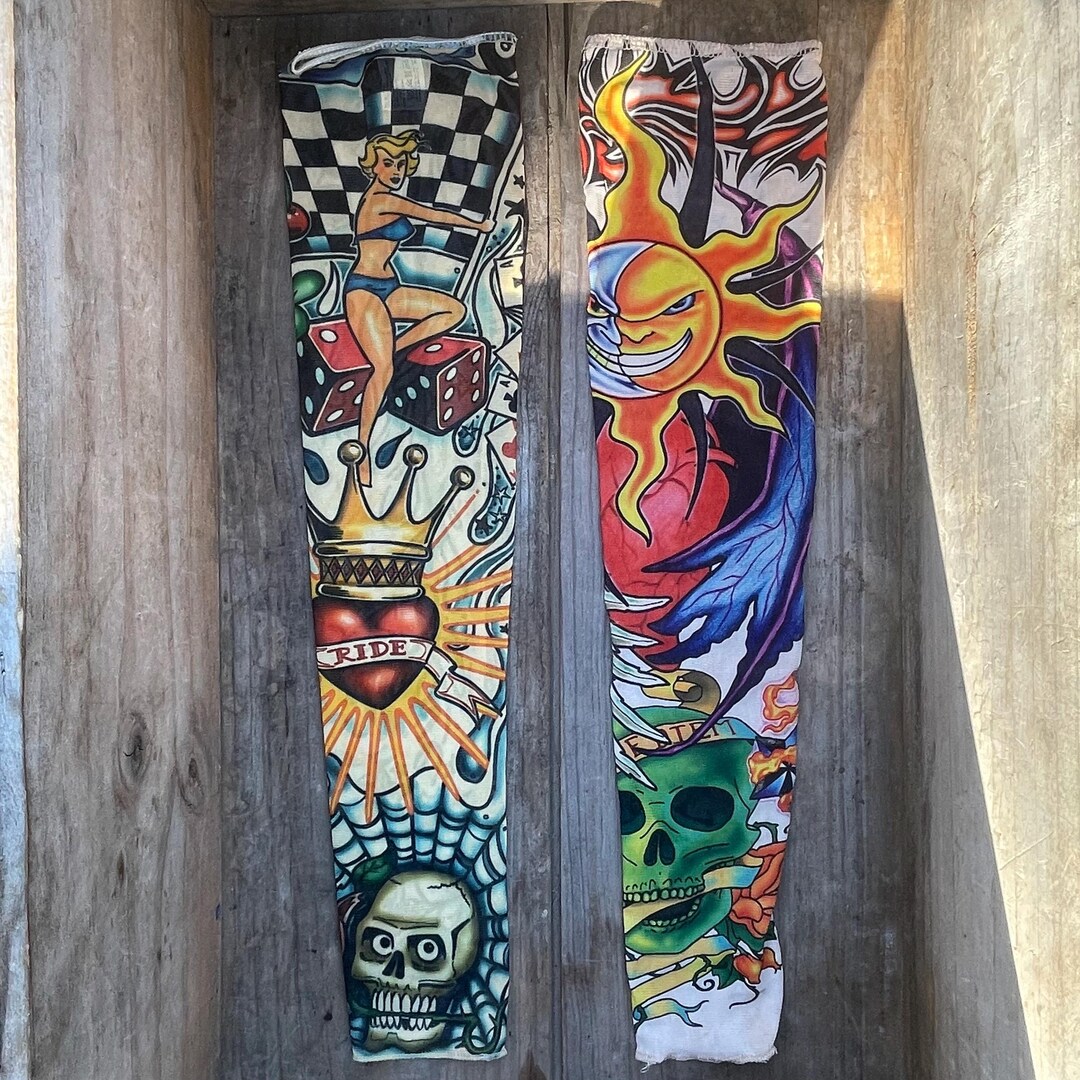 Vintage Ed Hardy Sleeves Tattoo Arm Sleeves - Etsy
