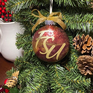 FSU Ornament, FSU Christmas Gift, FSU Christmas, Fsu Gift, Florida ...