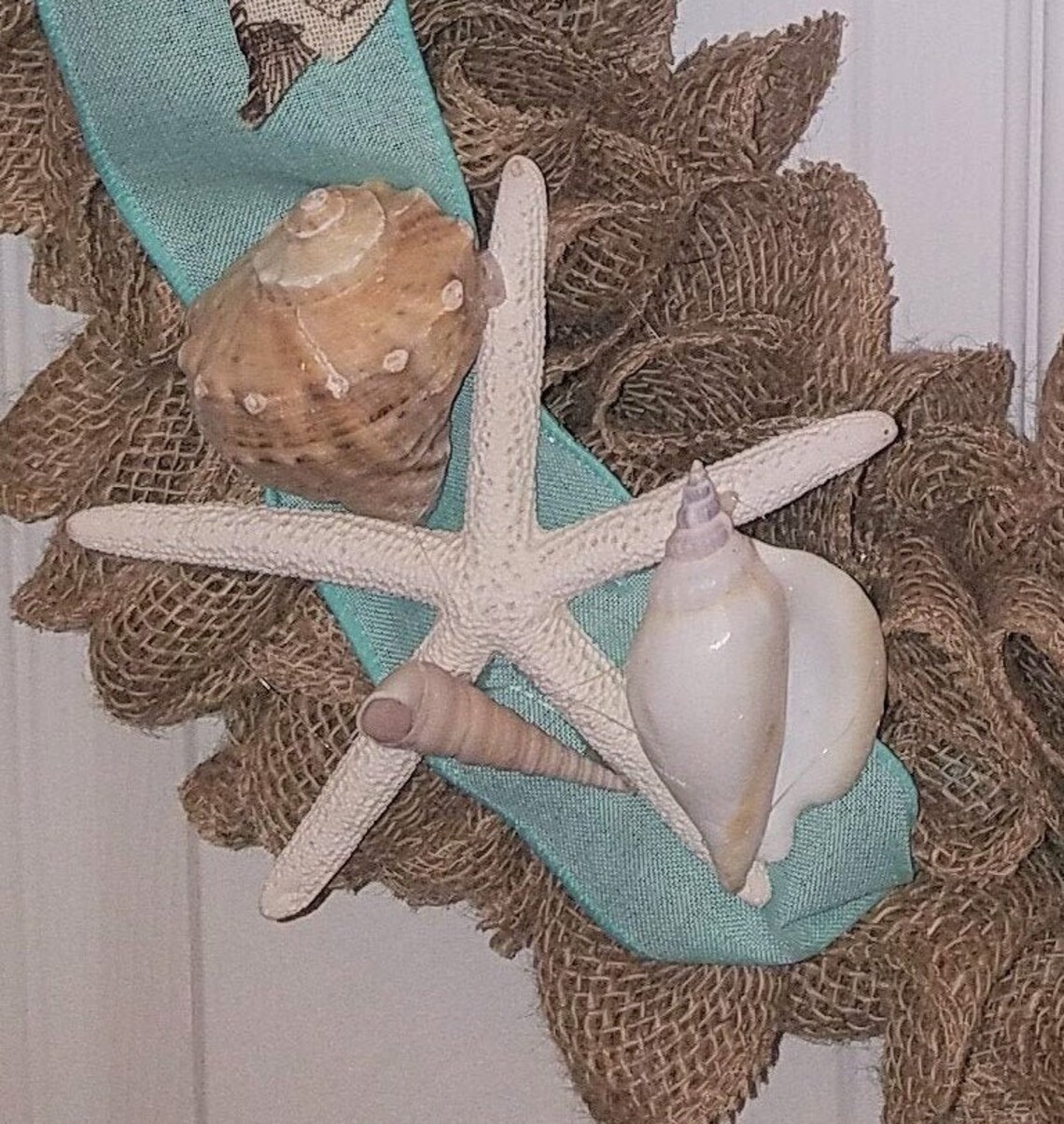 Seashell Wreath for Front Doormothersdaysummer Wreath for - Etsy