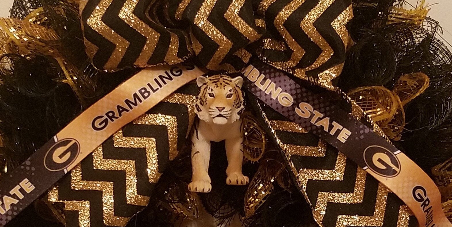 Grambling State University Wreath GSU GSU Tigers Grambling - Etsy