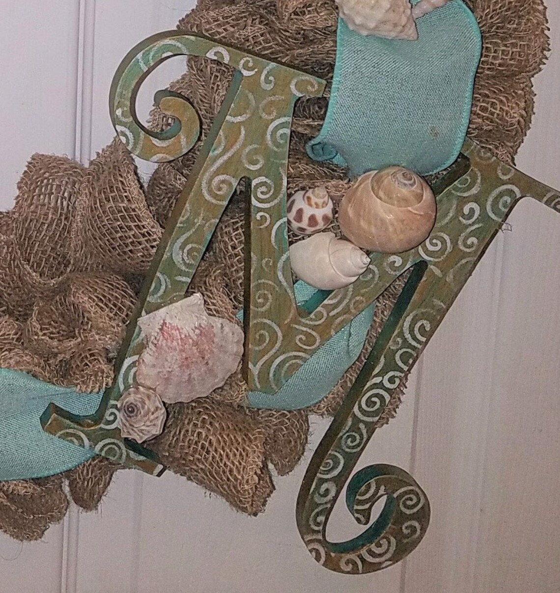 Seashell Wreath for Front Doormothersdaysummer Wreath for - Etsy