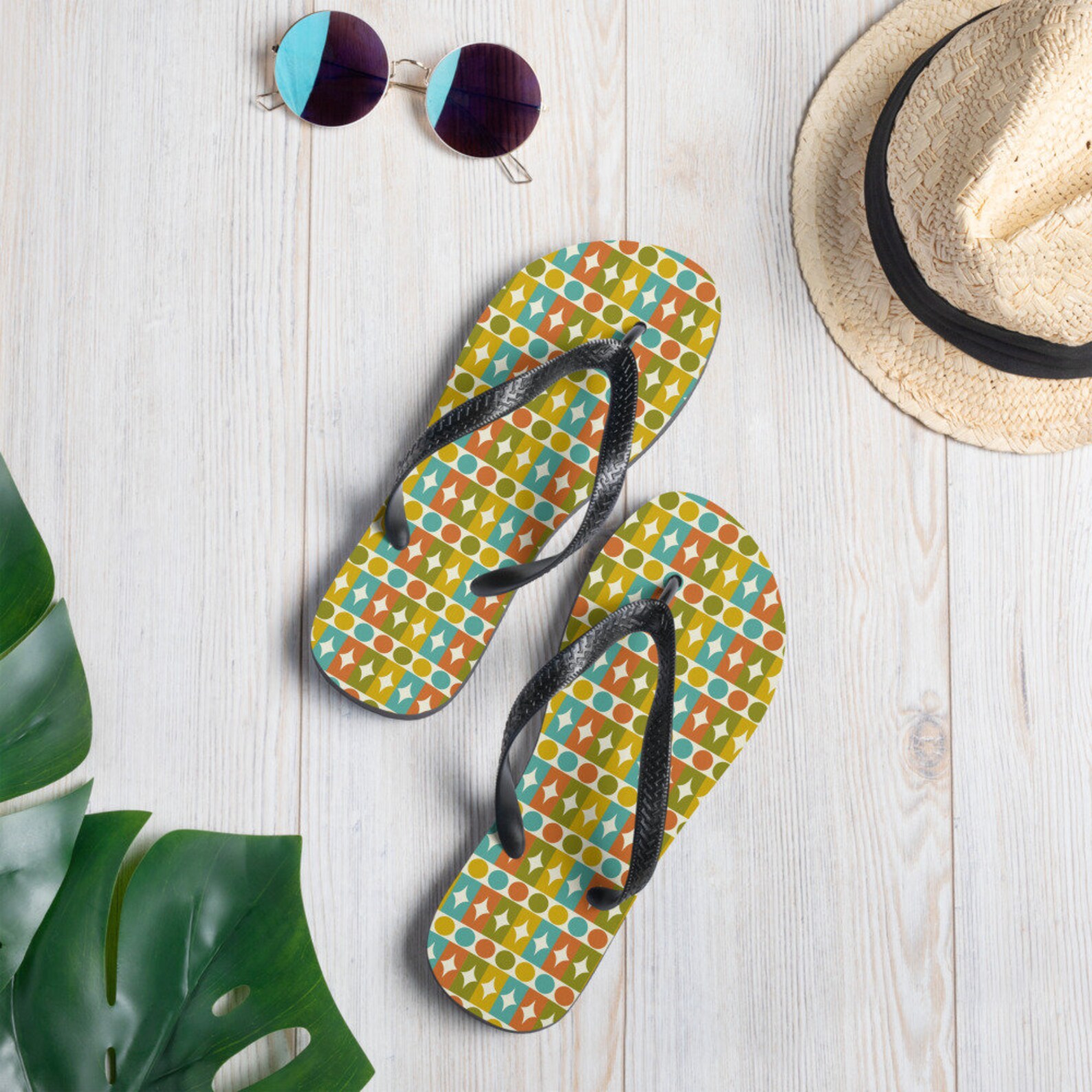 Unisex Vintage 1950's Flip-flops for That Cool Bohemian Retro Look and ...