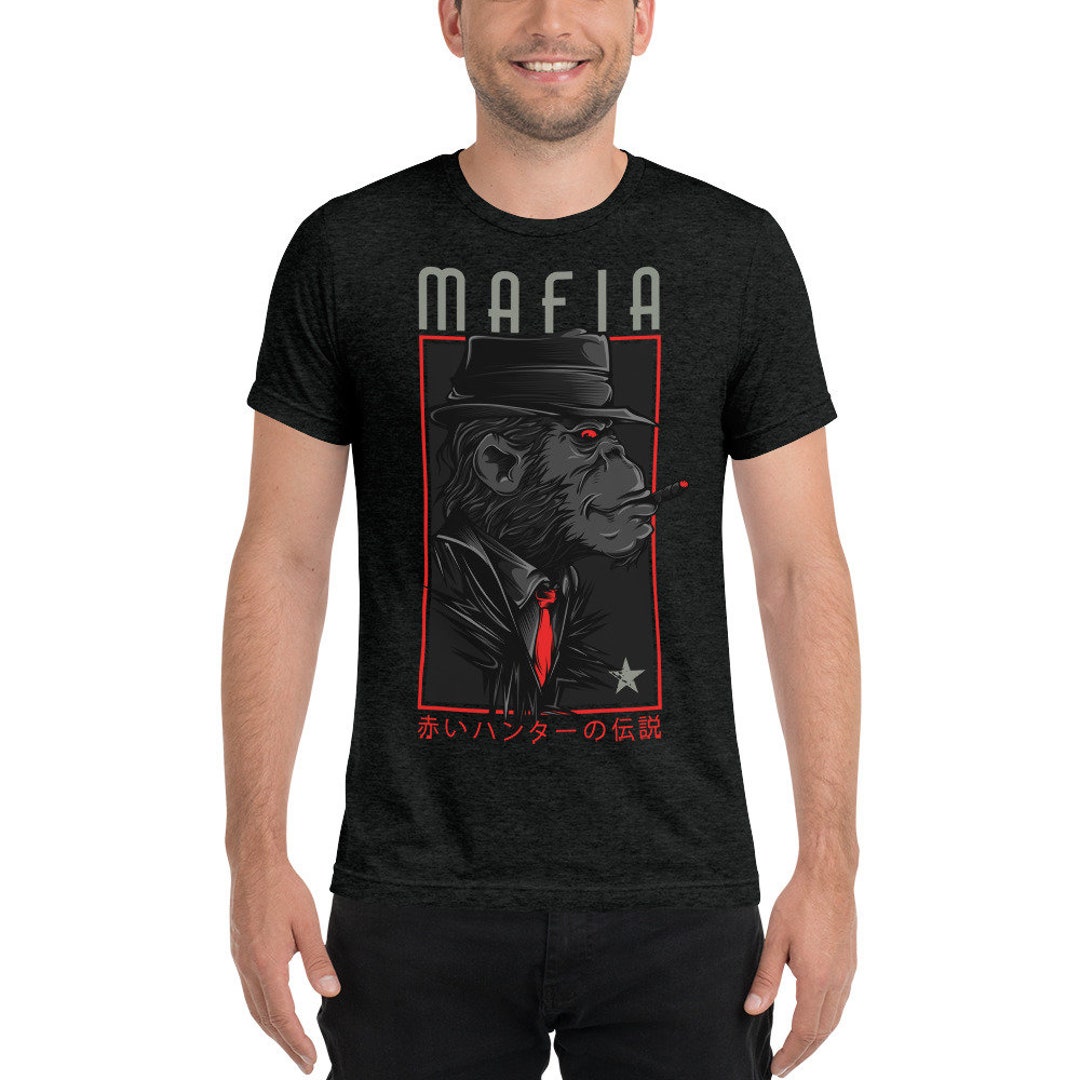Gorilla Boss Mafia Ape Gangster, Monkey Mobster Mob Boss Ape Smoking ...