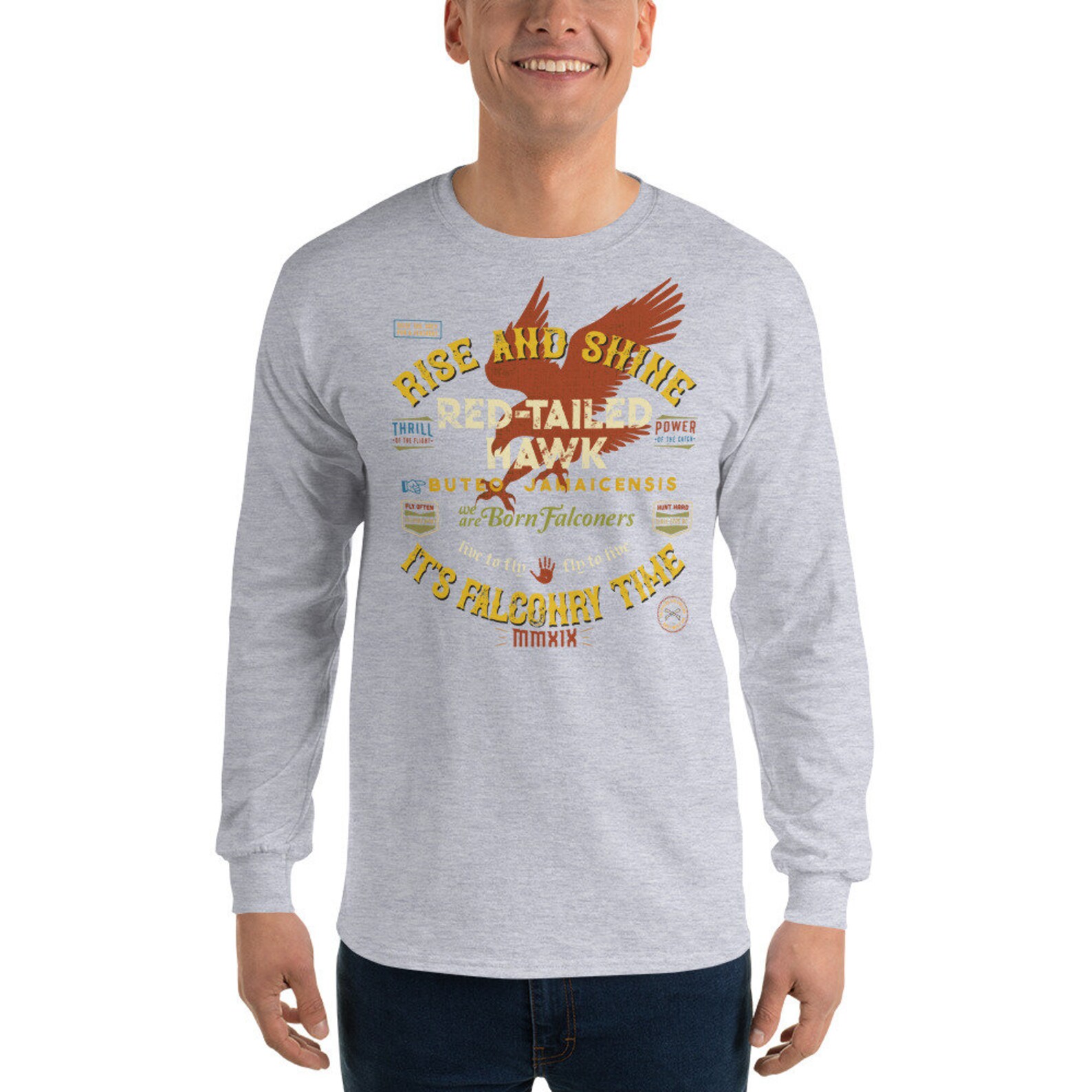 Falconers Red-tailed Hawk Shirt Falconry Supplies for Hawkers and ...