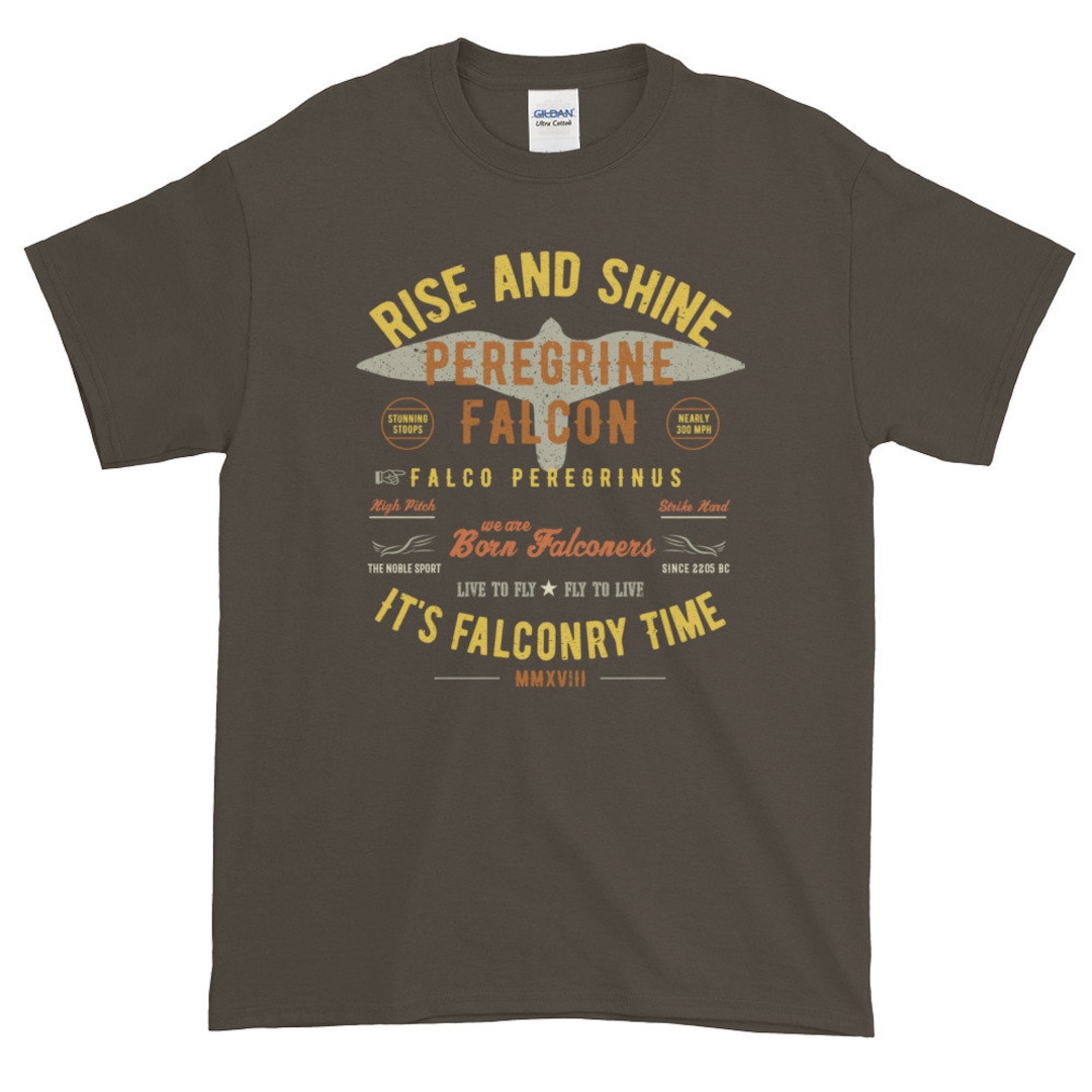 Peregrine Falconers Short-sleeve T-shirt for Falconers Who Fly ...