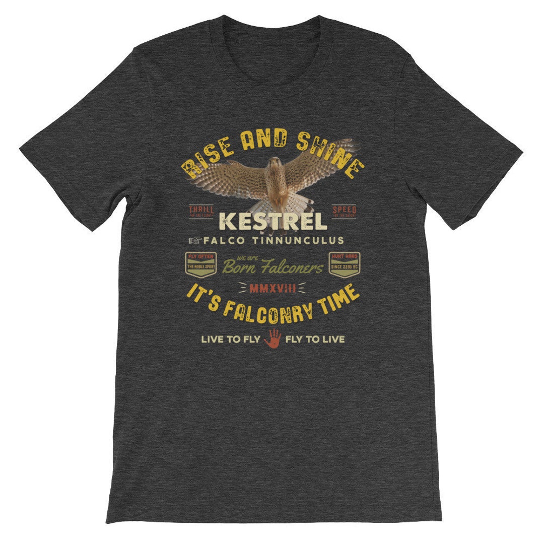It's Falconry Time! Kestrel Falconers, Kestrel Falcon Short-sleeve ...