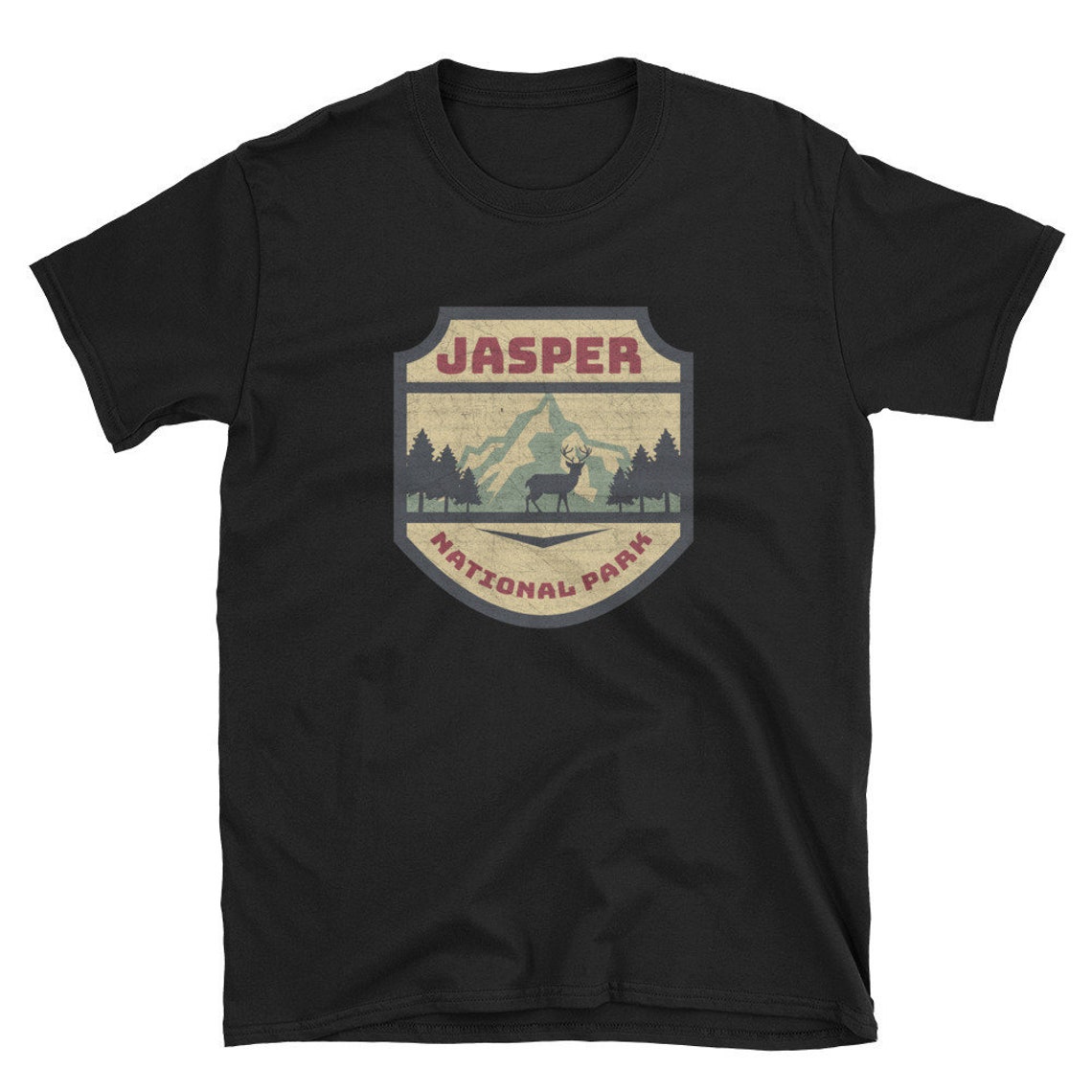 Jasper National Park Short-sleeve Unisex T-shirt Canadian Nation Park ...