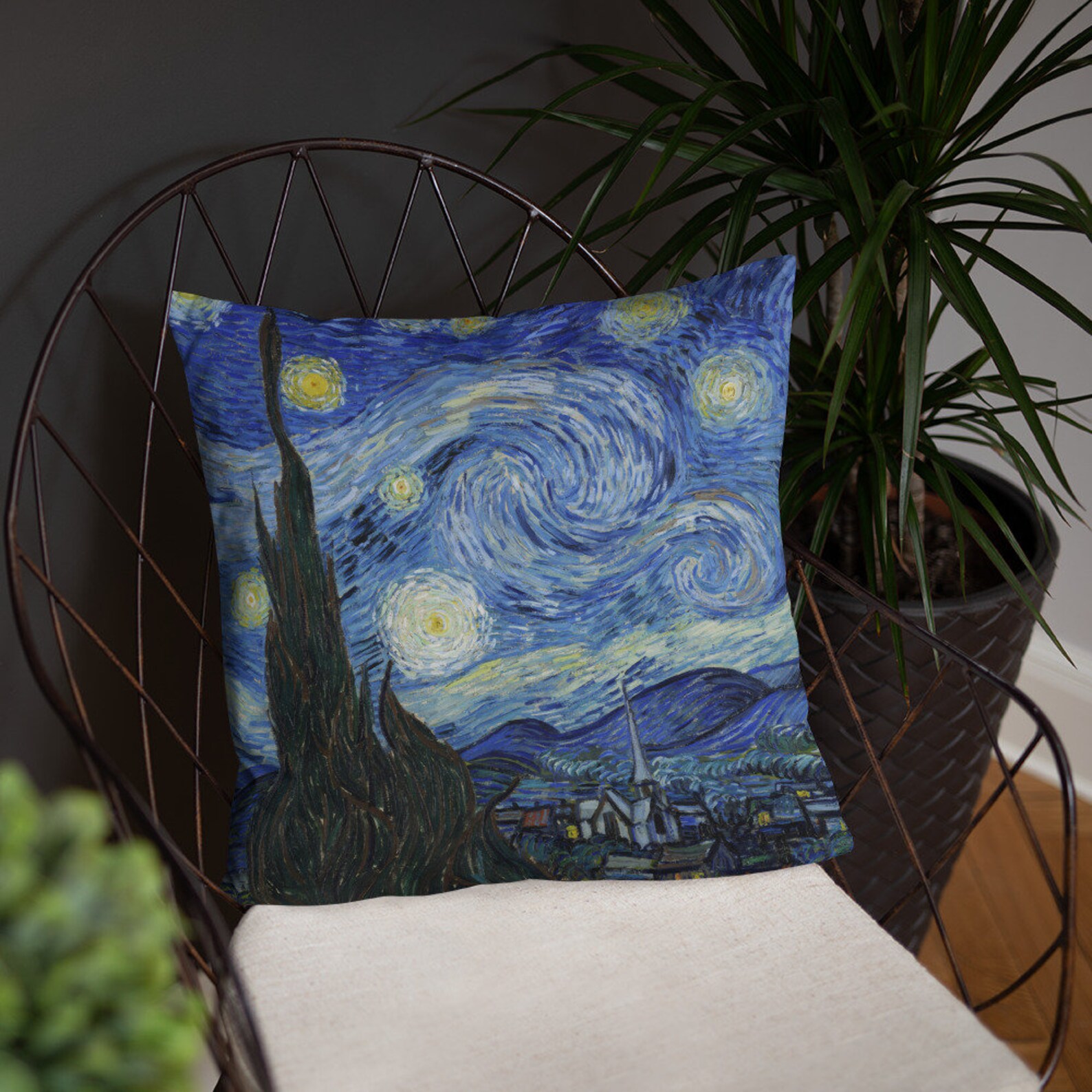 The Starry Night Basic Pillow - Etsy