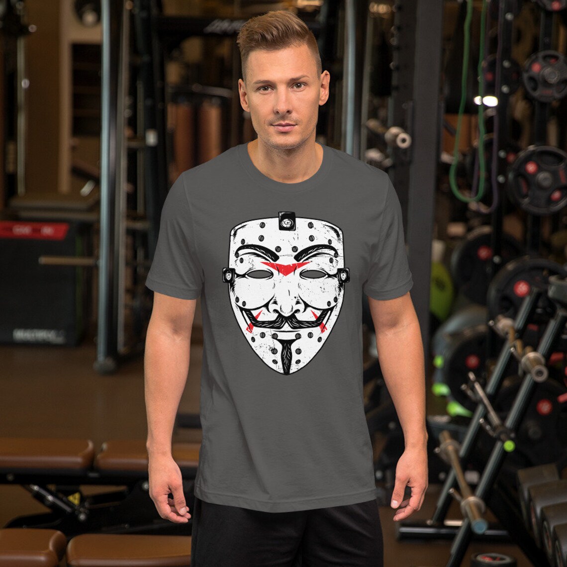 Men's Anonymous Face Mask Hacker Friday Anarchists Anarchy - Etsy