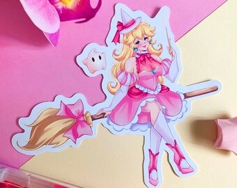 Princess Peach Sticker | Etsy