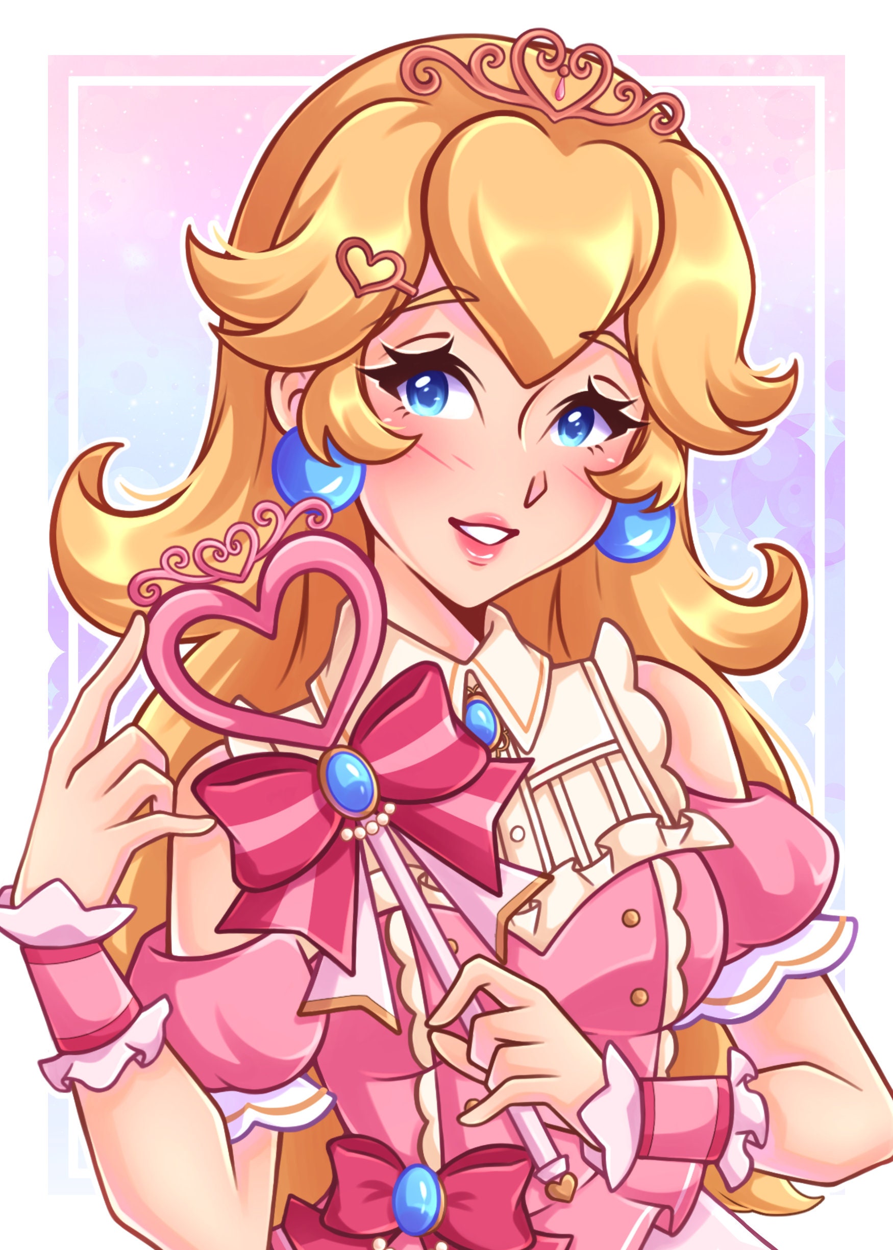 Magical Princesses 7x5 Print Set Peach Daisy & - Etsy