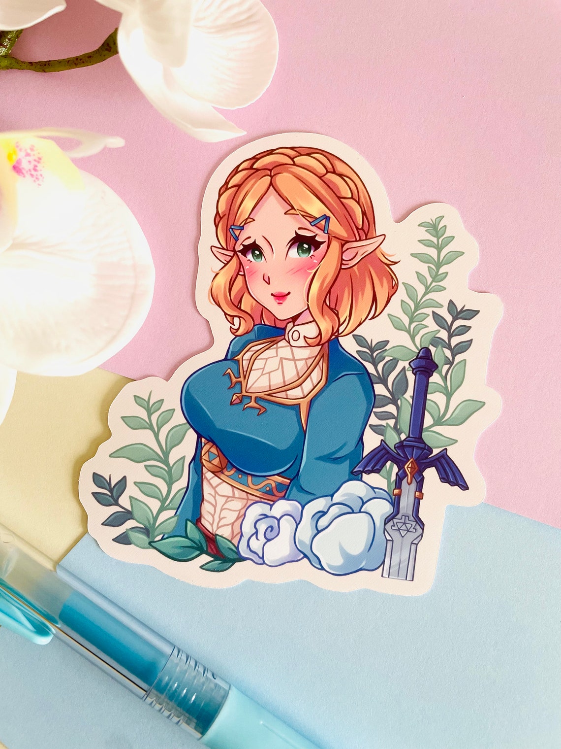 BOTW Vinyl Sticker Ver. 2 Cute Anime Gaming - Etsy