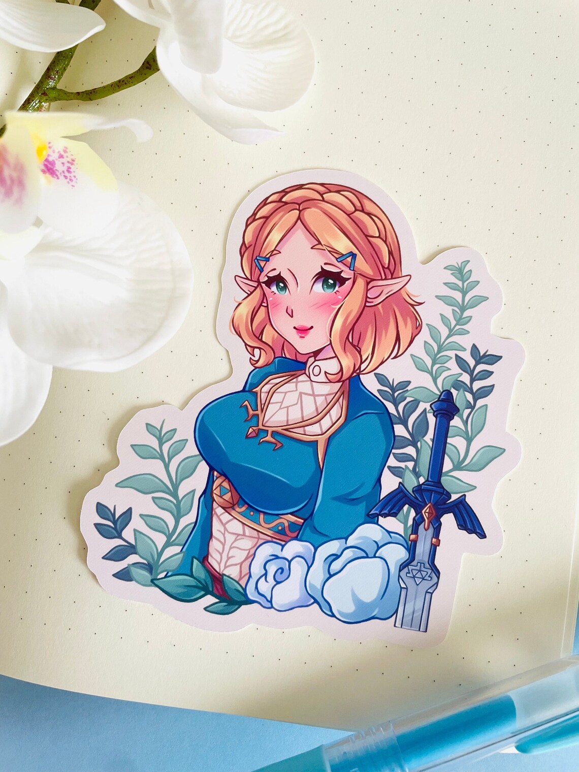 BOTW Vinyl Sticker Ver. 2 Cute Anime Gaming - Etsy