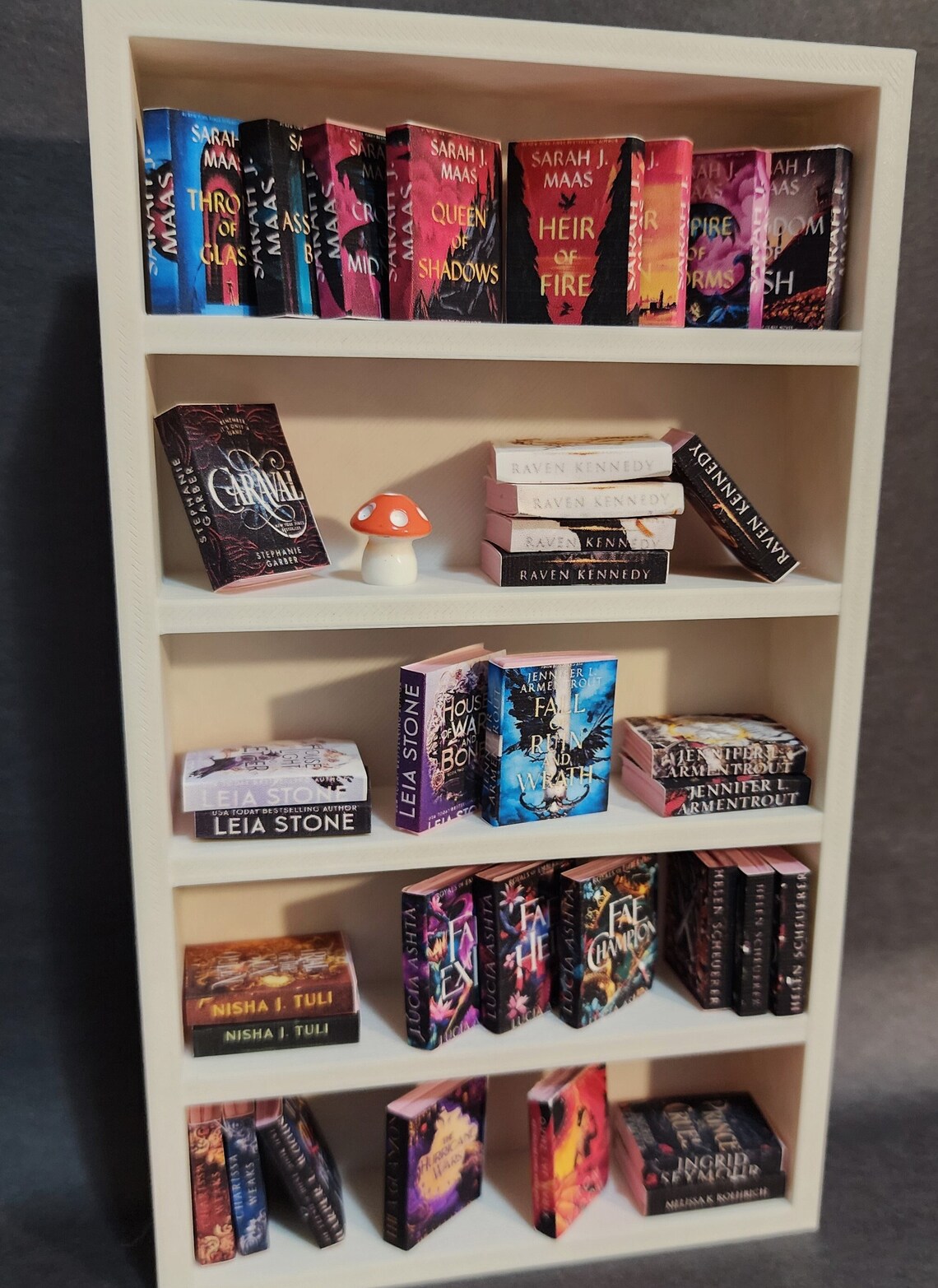 Mini Bookshelf With Book Blanks. Book Art NOT INCLUDED. Must Have ...