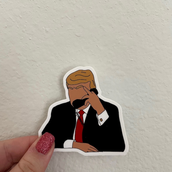 Middle Finger Trump - Etsy