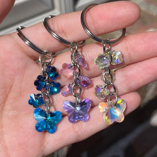 Butterfly Keychain - Etsy