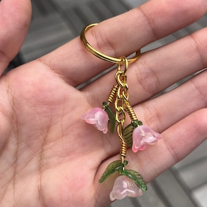 Trailing Tulip Keychain - Etsy UK