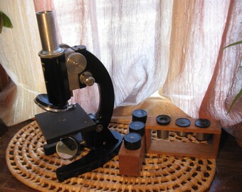 Vintage microscope | Etsy