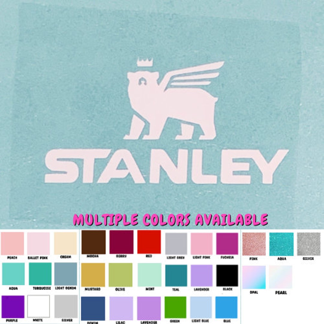 Stanley Inspired Logo Vinyl Sticker! - Etsy