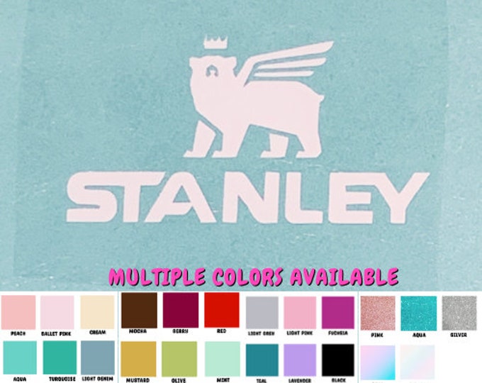 Stanley Inspired Logo Icon Decorative Vinyl Decal Sticker - Etsy