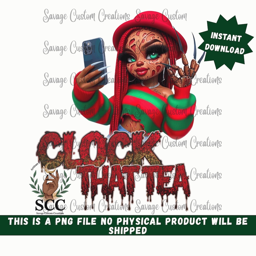 Horror Doll PNG: Spooky Glam Halloween Meme (digital Download) - Etsy