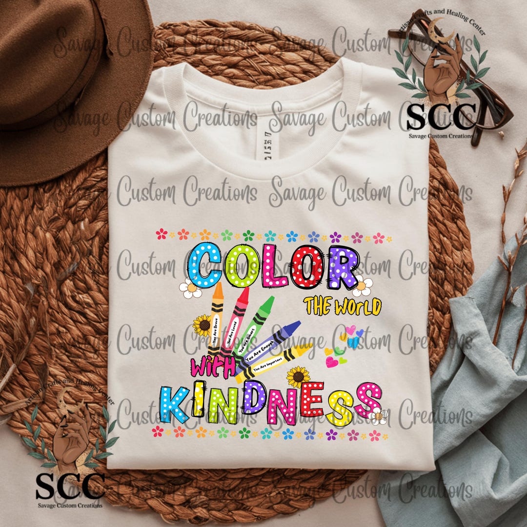Color the World With Kindness PNG – Teacher Appreciation & Classroom ...