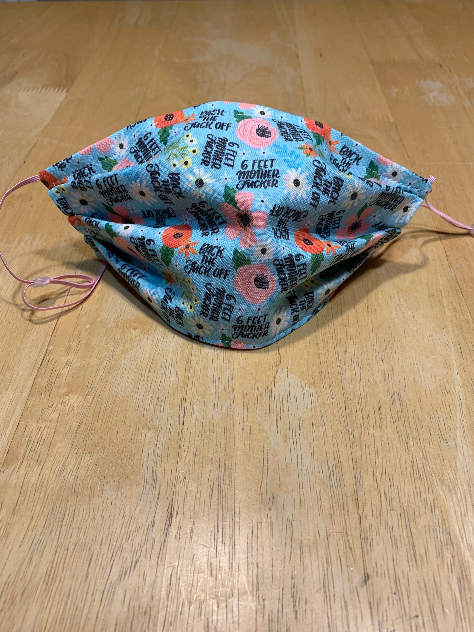 Back the Fuck up Face Mask Reversible With Nose Piece and | Etsy