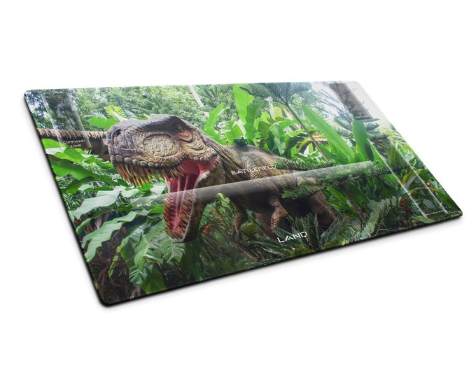 Dinosaurs Life Playmat Magic the Gathering 24x14 Tribe Archetype Custom ...
