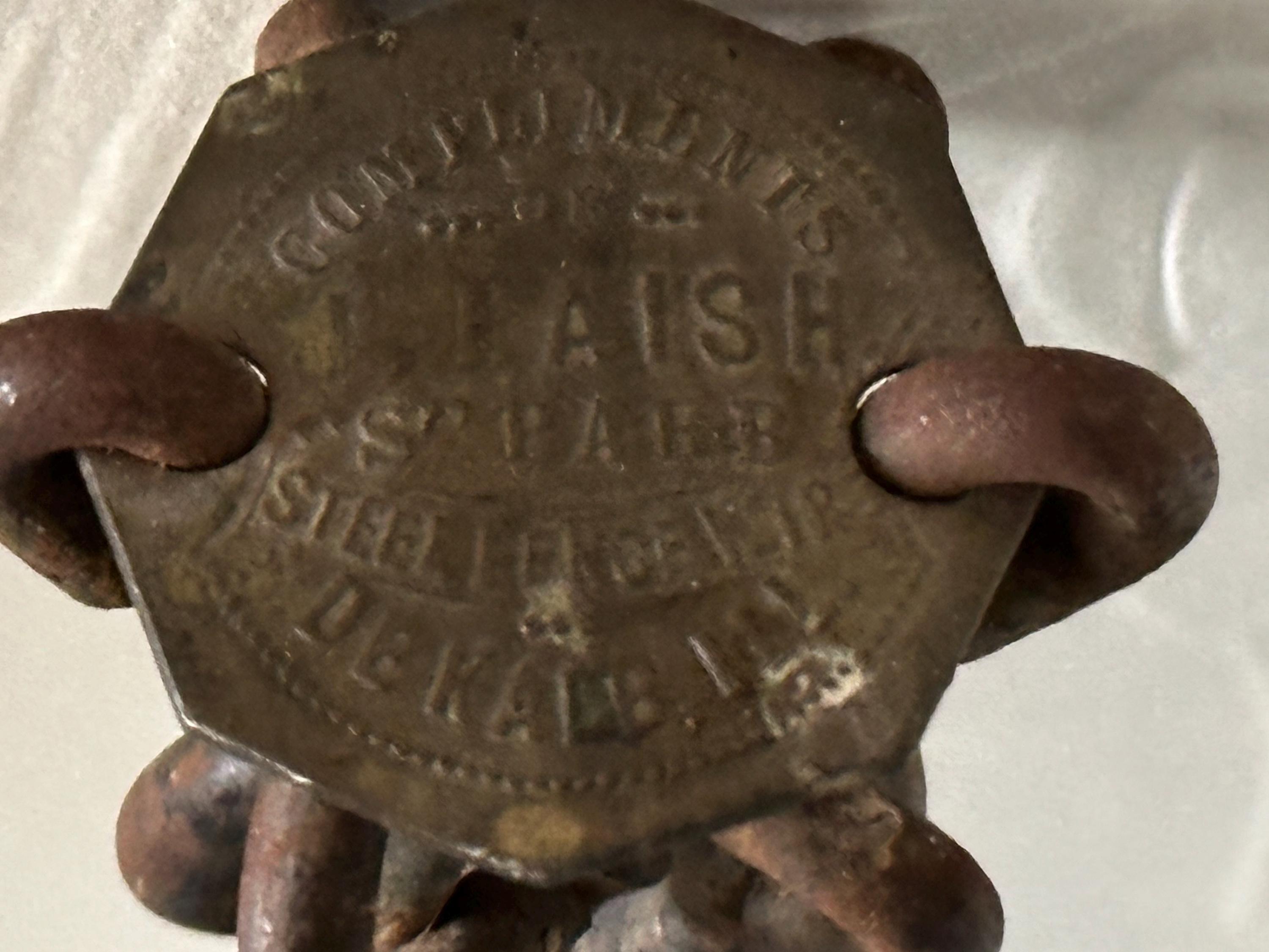 RARE-1874 Jacob Haish Barbwire Came. Original Inventor of Barbwire.. - Etsy