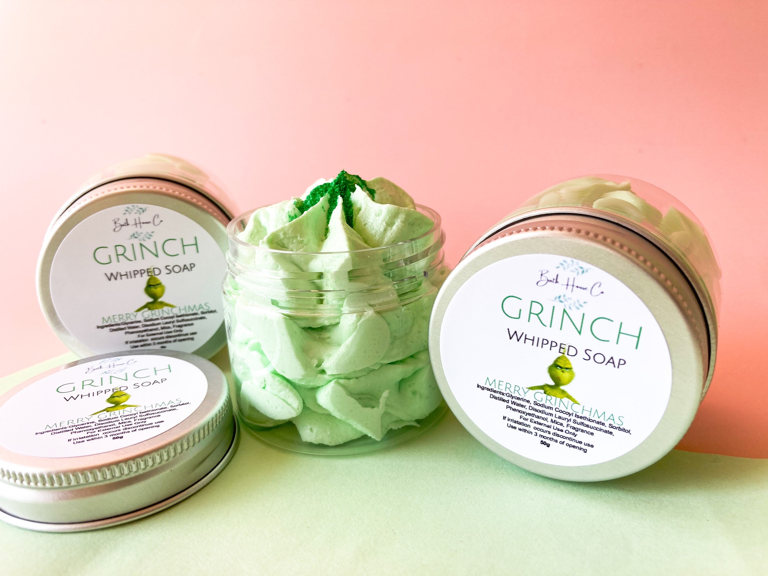 Grinch Whipped Soap Whipped Soap Gift Soap Christmas Gifts - Etsy Australia
