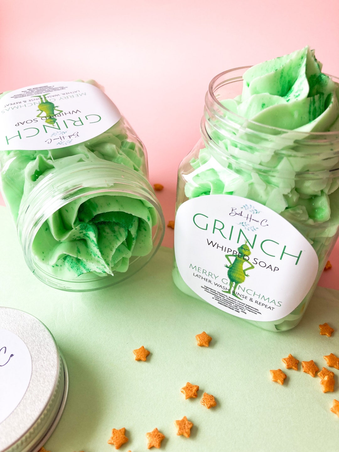Grinch Whipped Soap, Whipped Soap Gift, Soap Christmas Gifts ...
