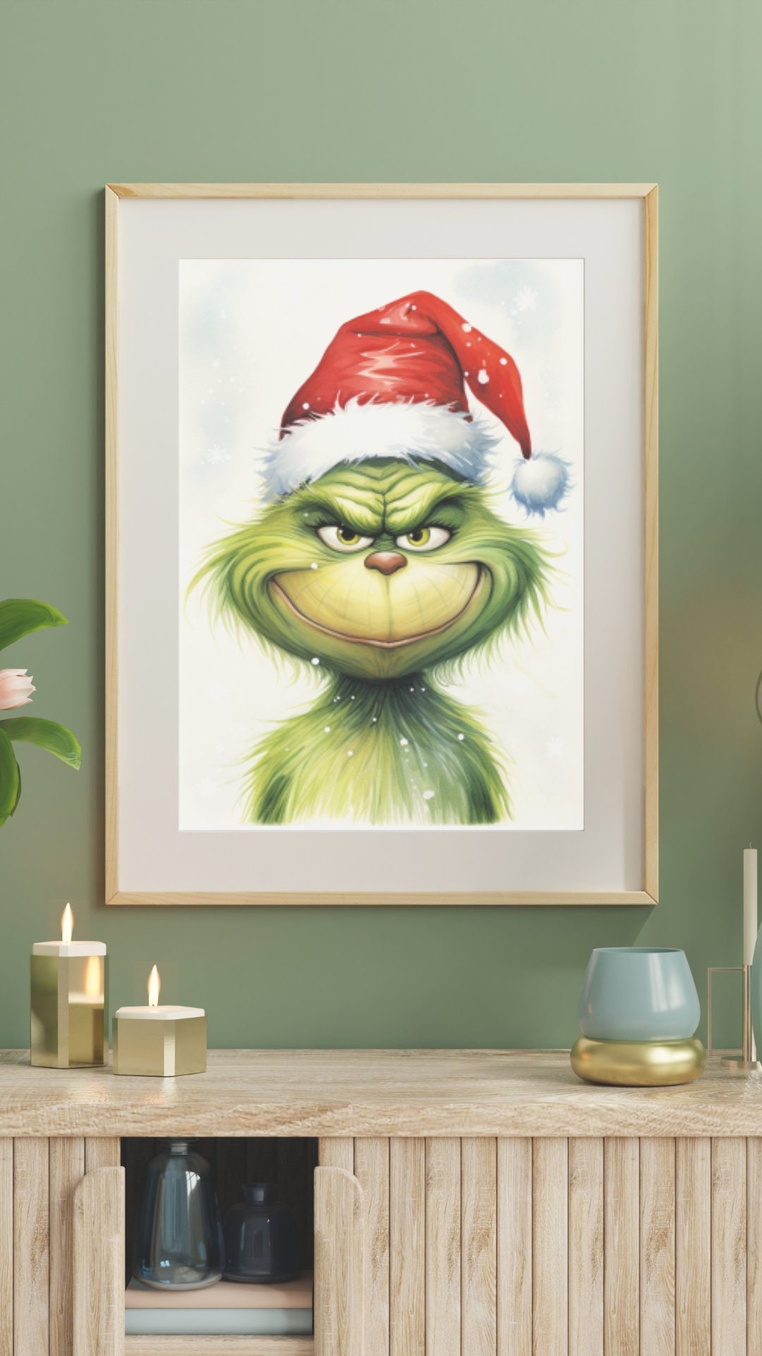 Grinch Prints, Grinch Decor, Christmas Decor, Holiday Decor, Grinch ...