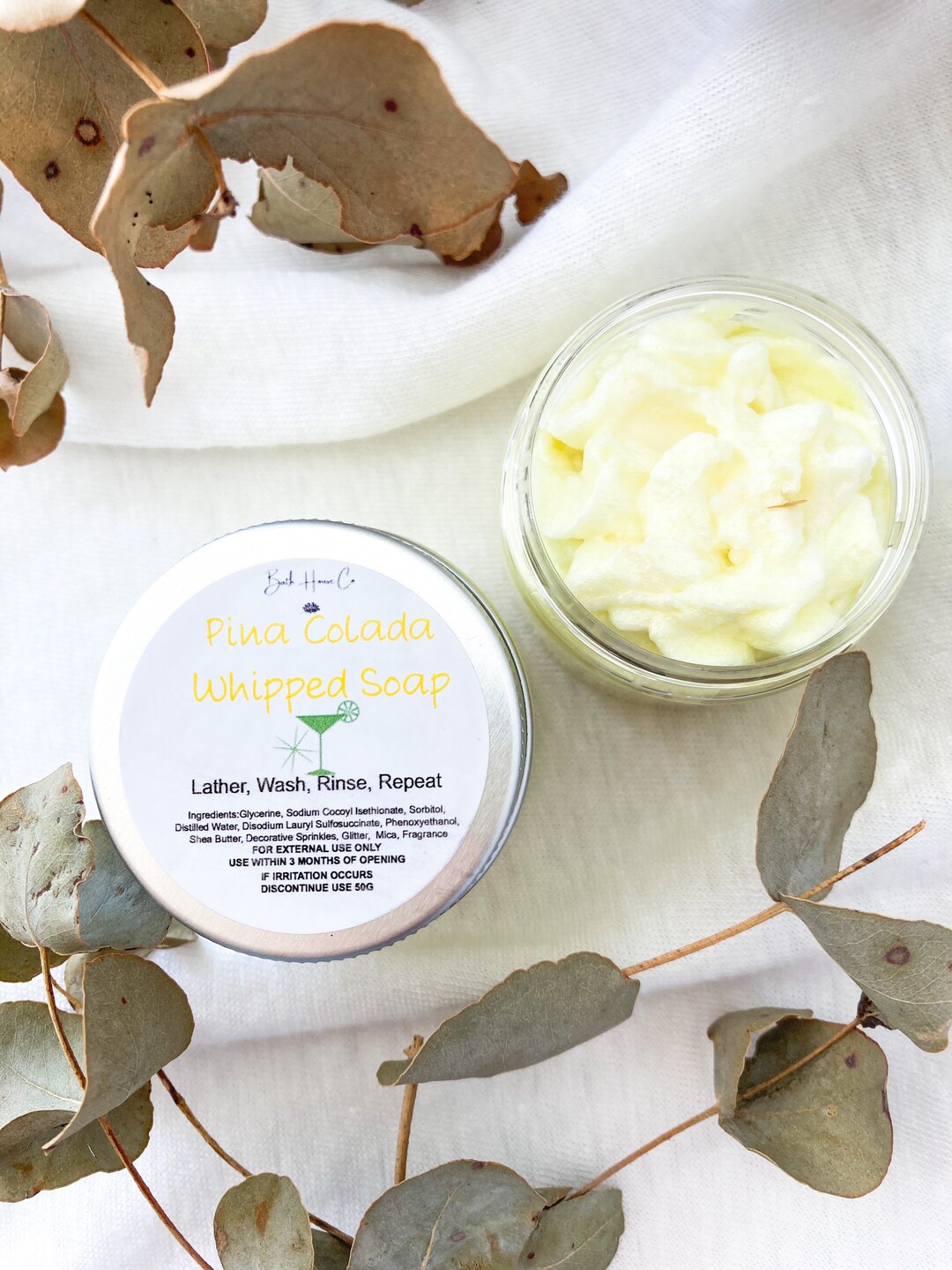 Pina Colada Whipped Soap, Cocktail Dessert Soap, Soap Gifts For Her ...