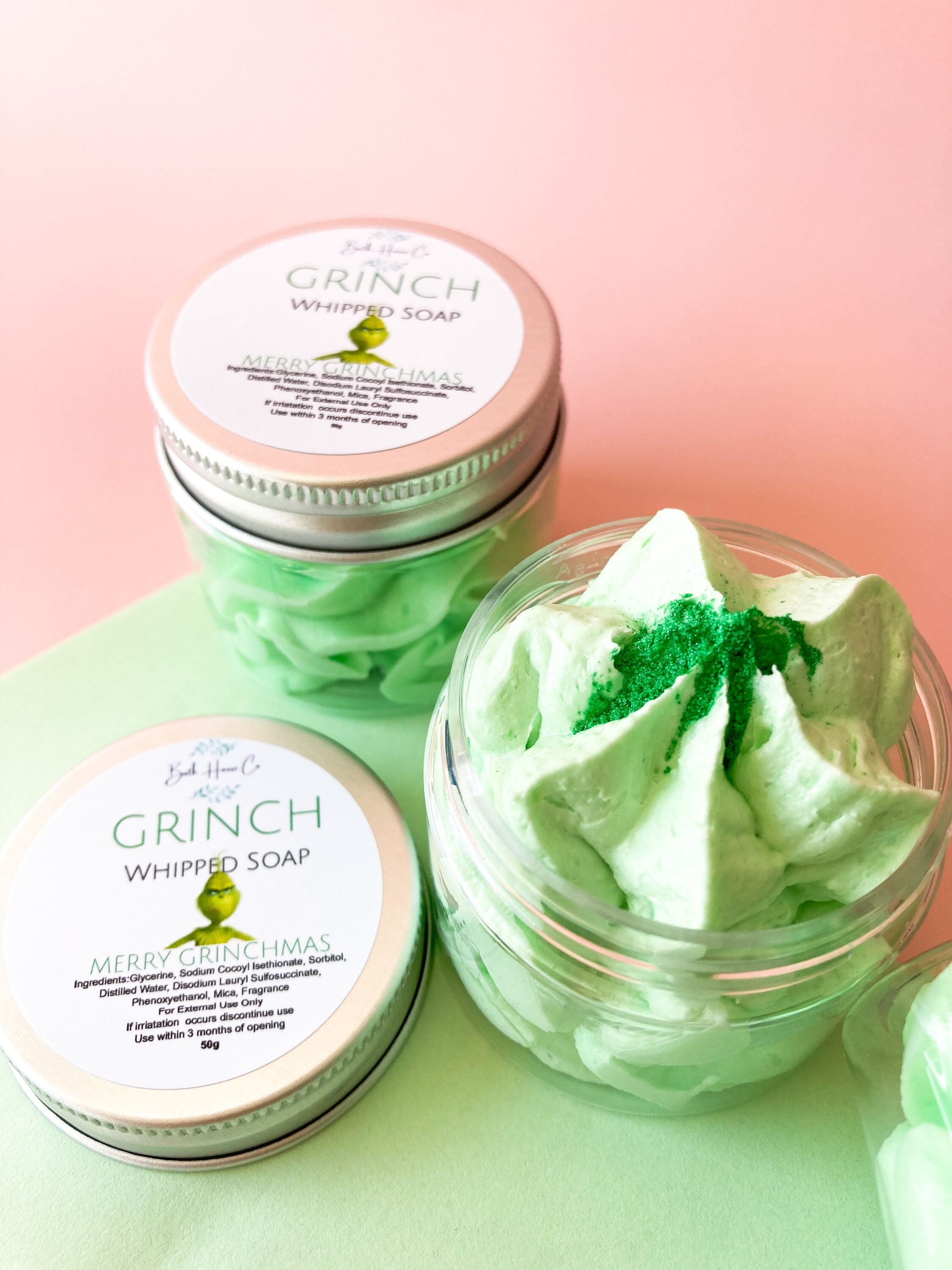 Grinch Whipped Soap Whipped Soap Gift Soap Christmas Gifts - Etsy Australia