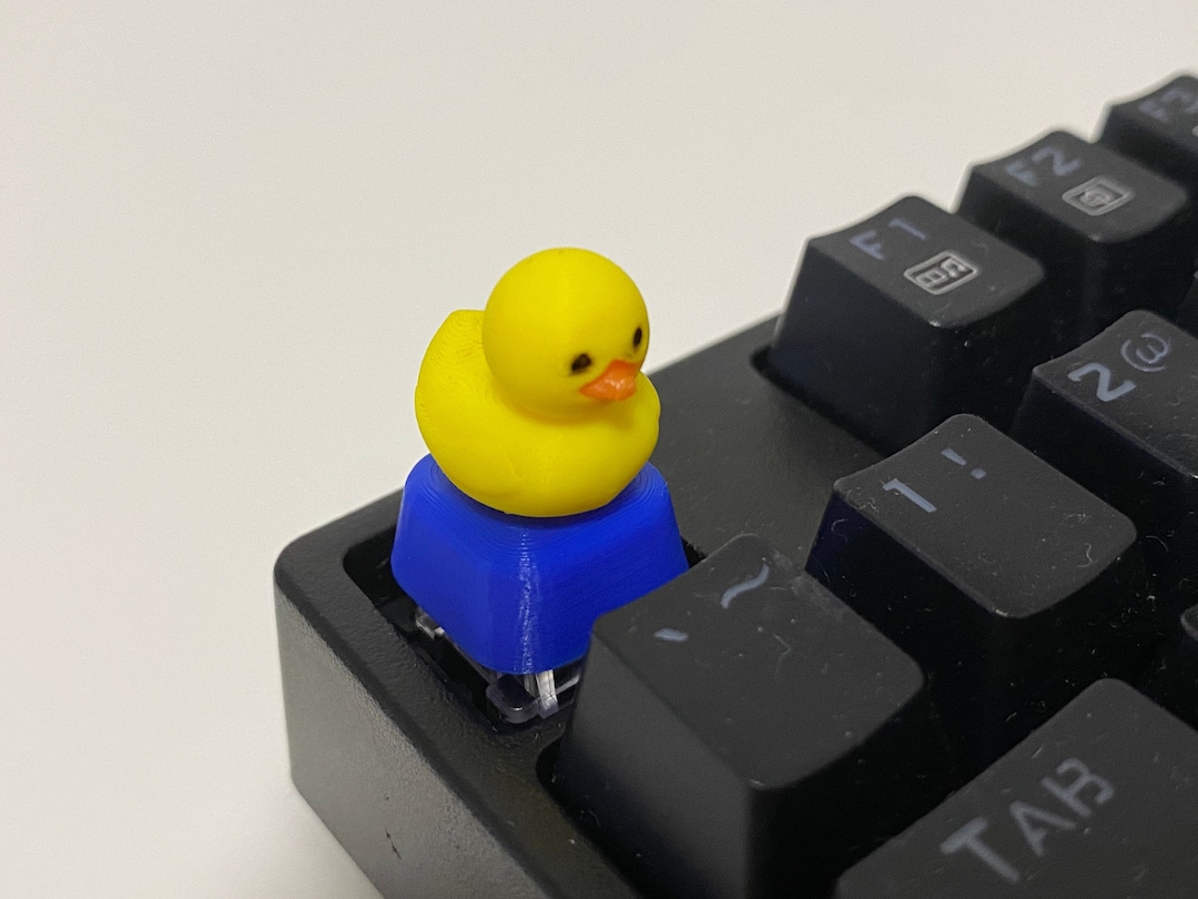Rubber Duck Keycap for Mechanical Keyboard, Rubber Duck Artisan Keycap ...