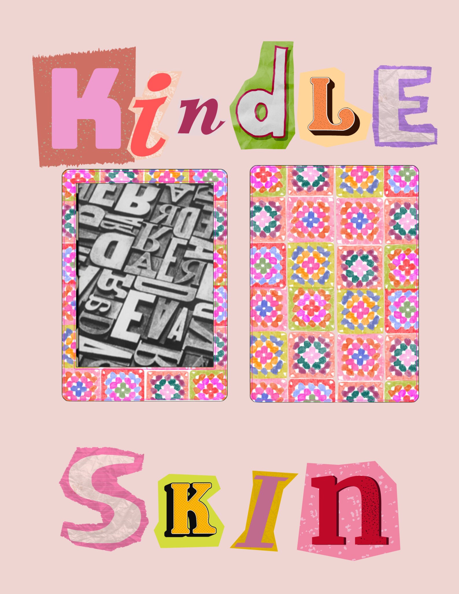 Kindle Skin Granny Square - Etsy