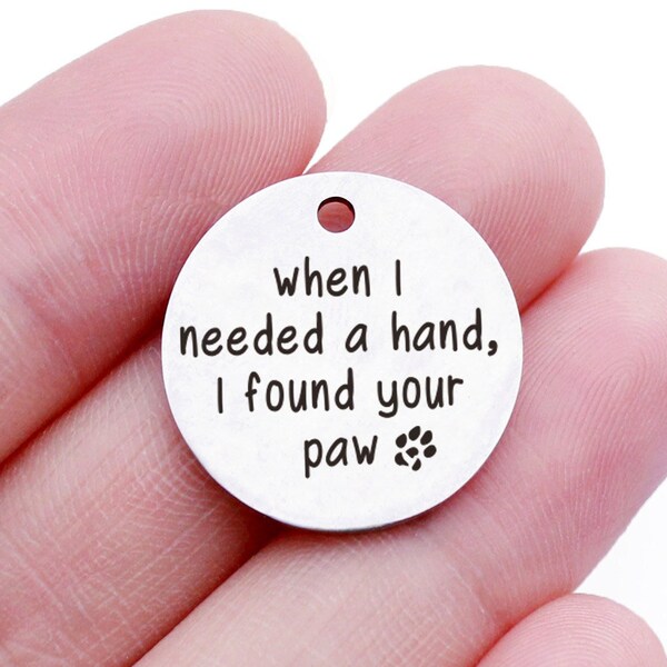 When I Needed a Hand I Found a Paw - Etsy