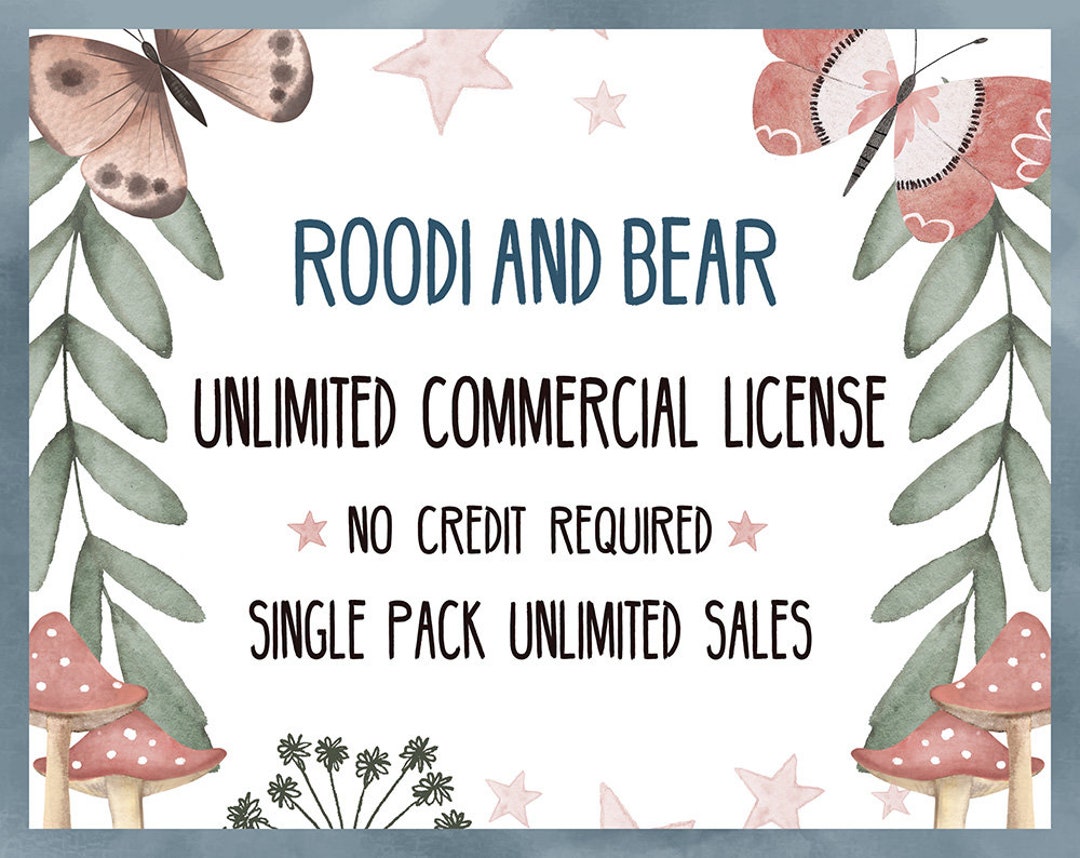 Unlimited Commercial License License to Use ONE Clip Art Pack in an ...